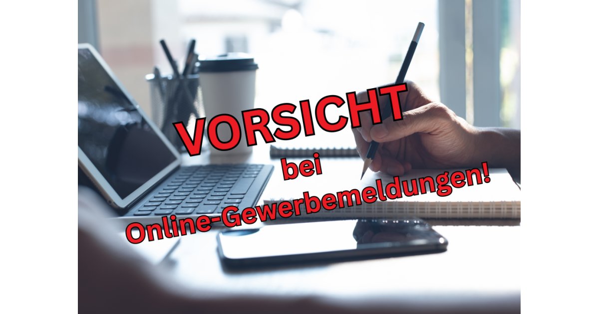 Vorsicht bei Online-Gewerbemeldungen! | Gemeinde Wardenburg